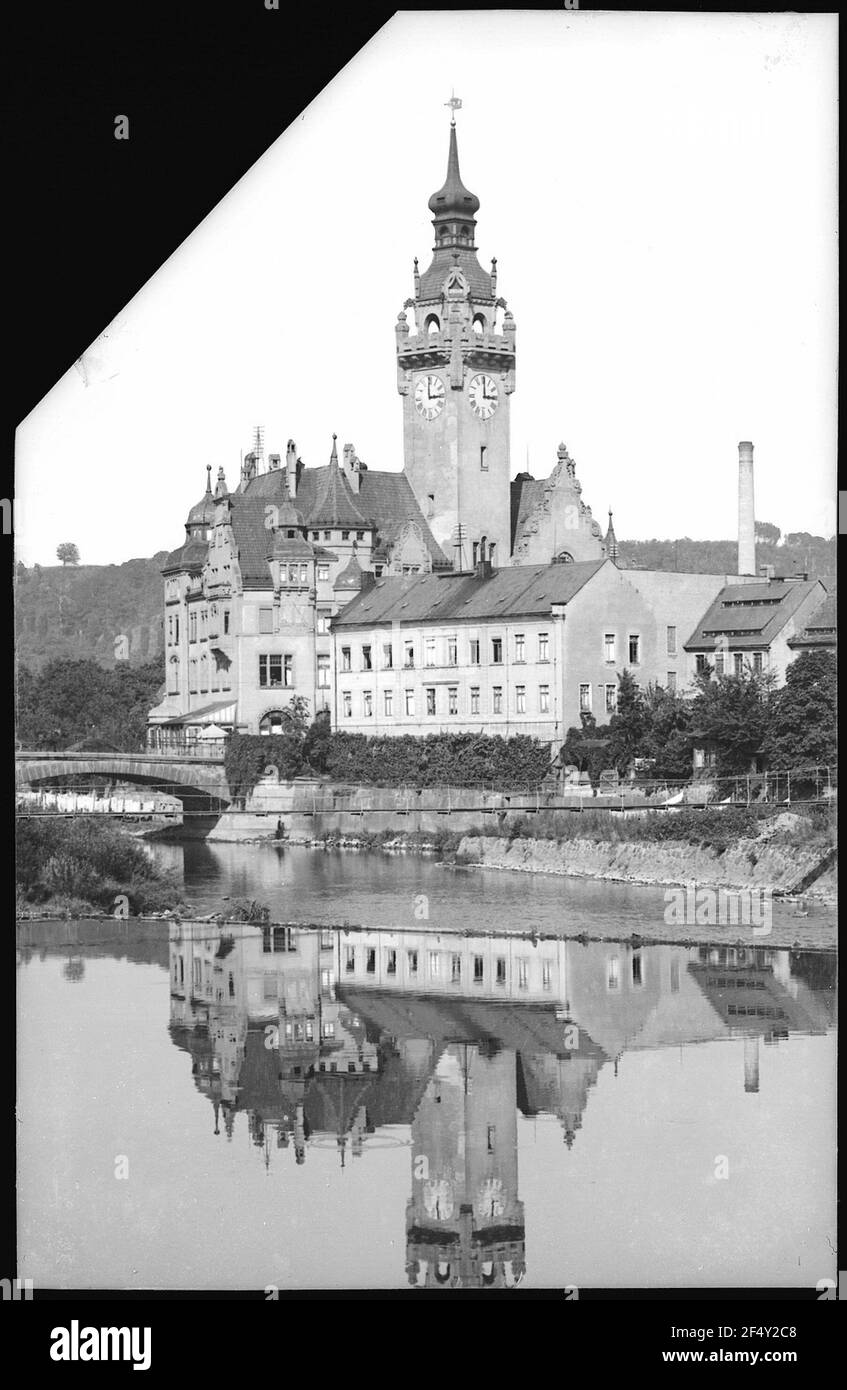 Waldheim. town hall Stock Photo - Alamy