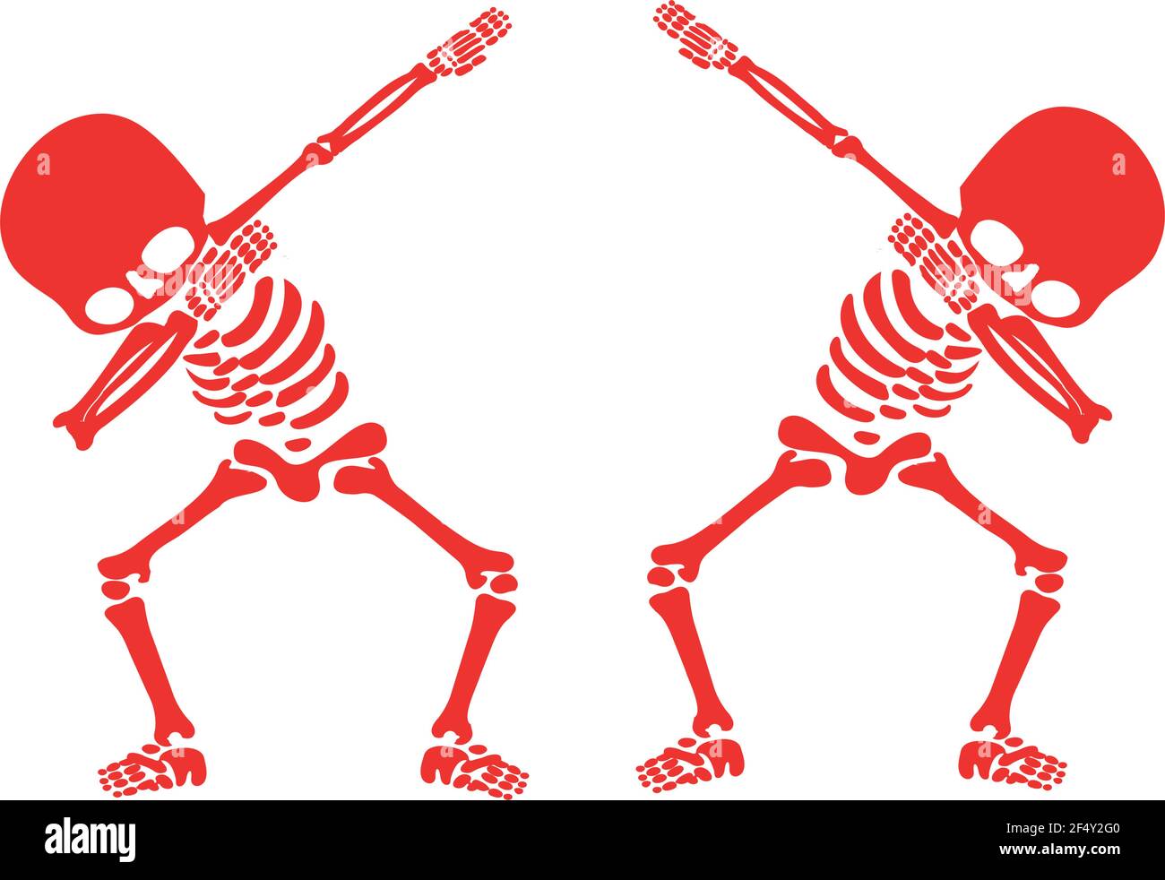 Skeleton dab, A group of skeletons dabbing Stock Vector Image & Art - Alamy