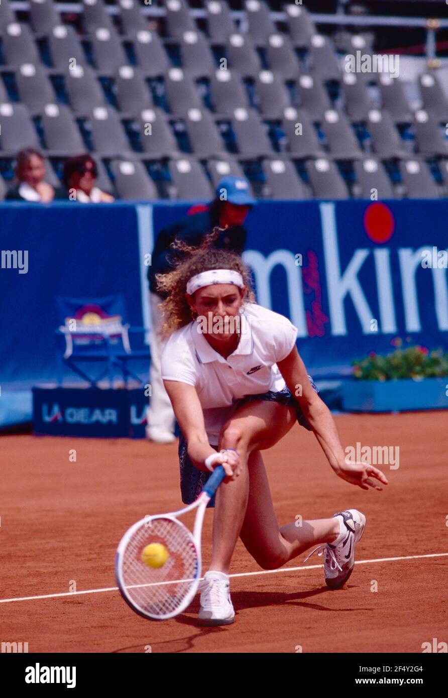 South African tennis player Joannette Kruger, Italian Open 1995 Stock ...