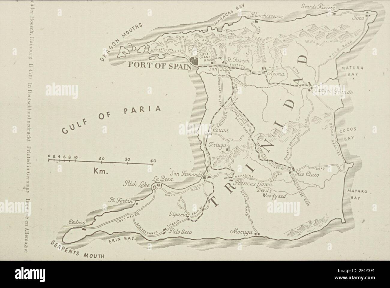 Mapa De Trinidad Y Colorado