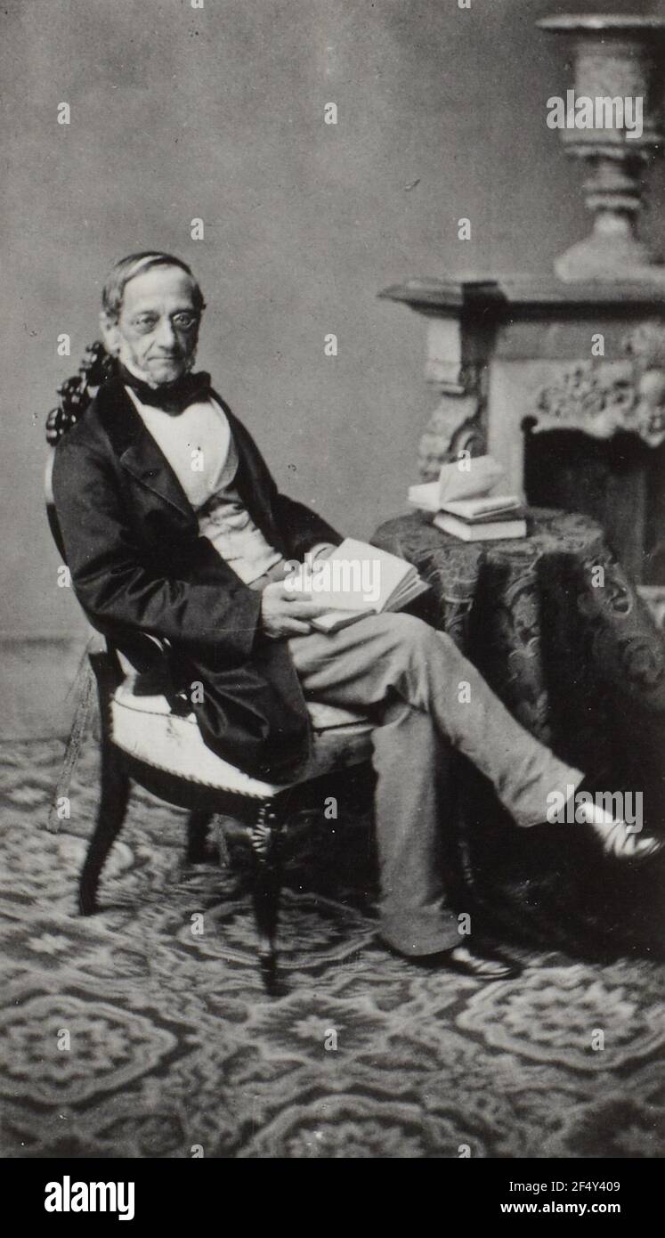 Portrait of Ferdinand Heine (1798-1872; Actor, stage painters, costume ...