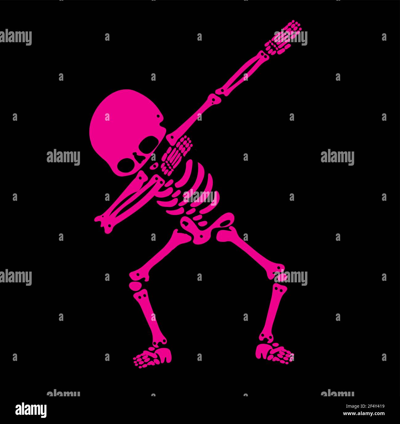 Skeleton dab, A group of skeletons dabbing Stock Vector Image & Art - Alamy