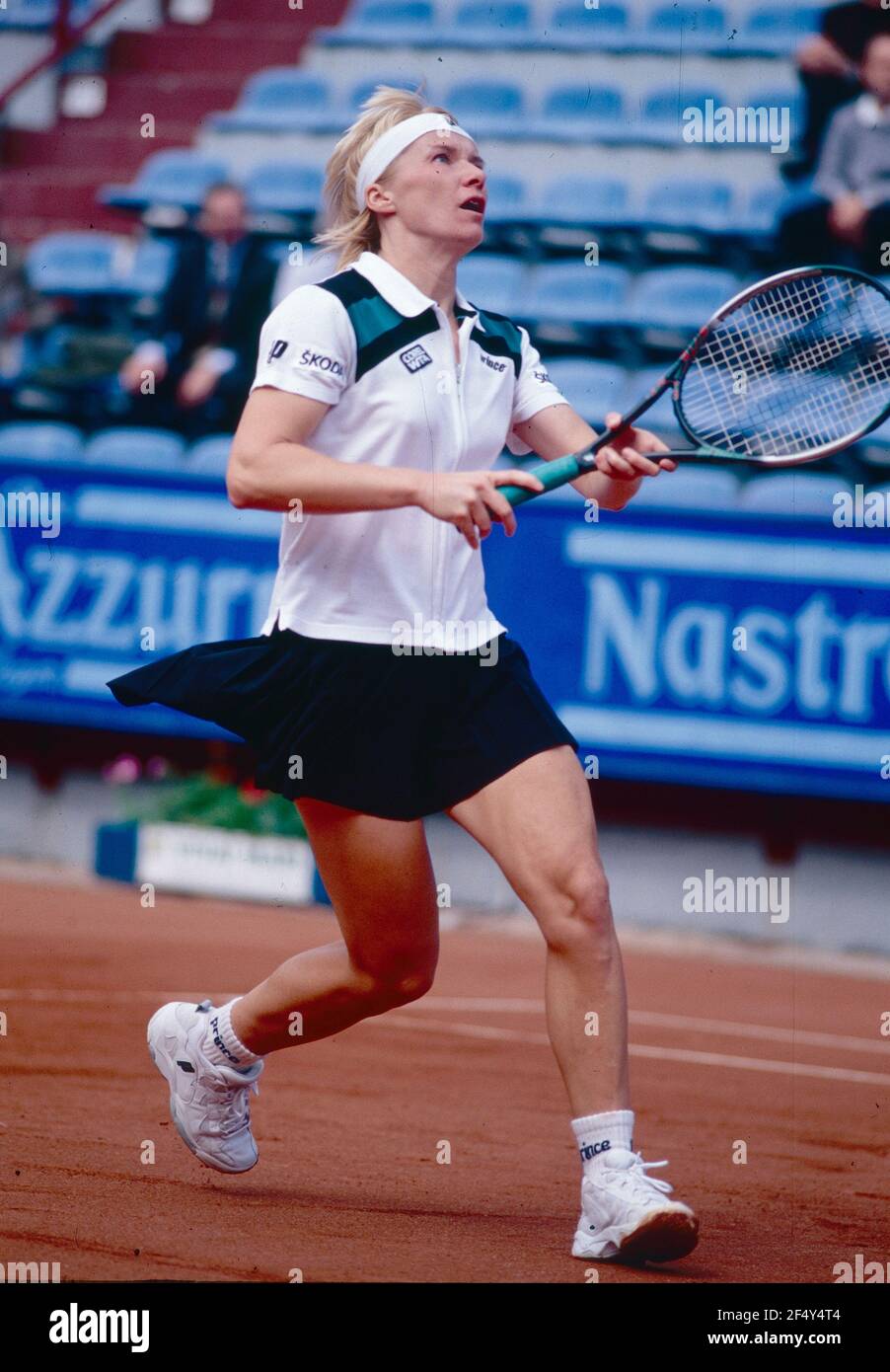 Czech tennis player Jana Novotna, Italian Open 1998 Stock Photo - Alamy