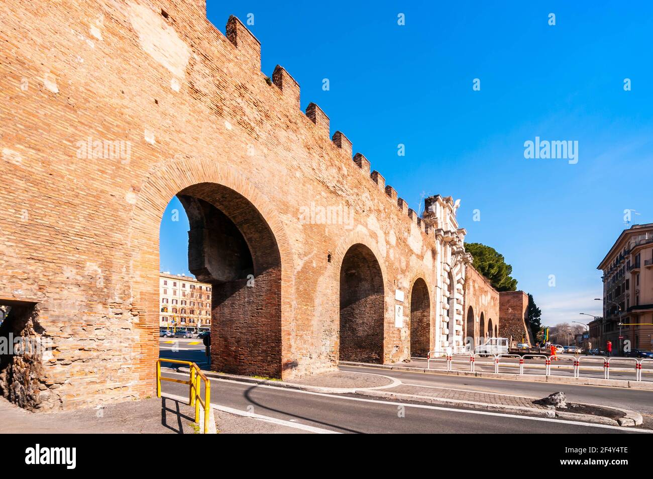 Rome towers wall hi-res stock photography and images - Alamy