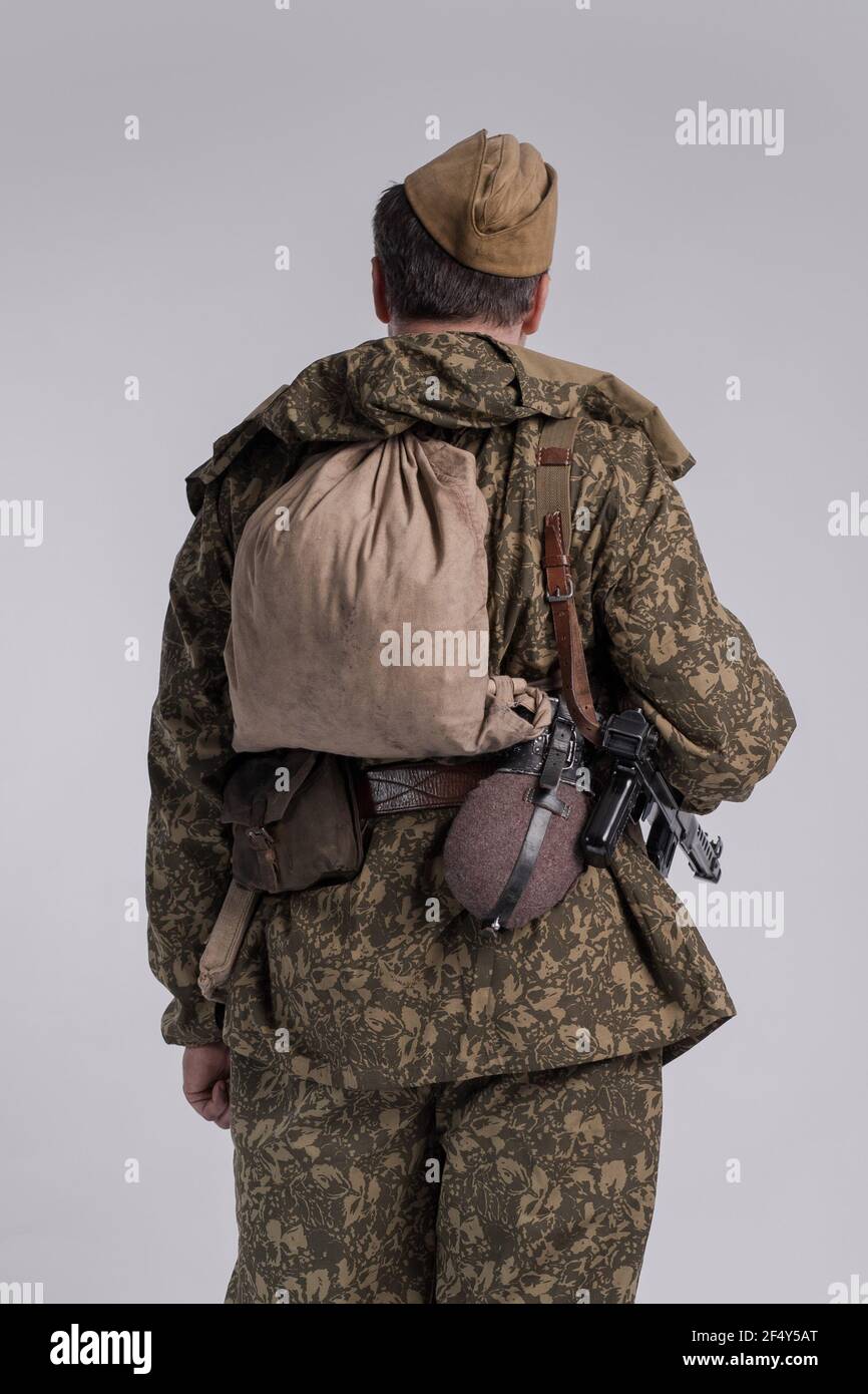 Man in garrison cap hi-res stock photography and images - Alamy