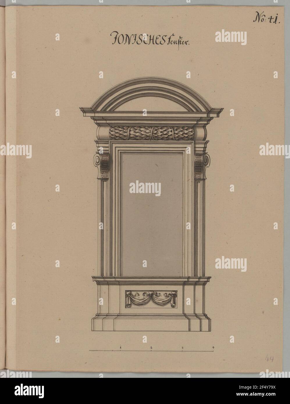 Window of ionic order Stock Photo - Alamy