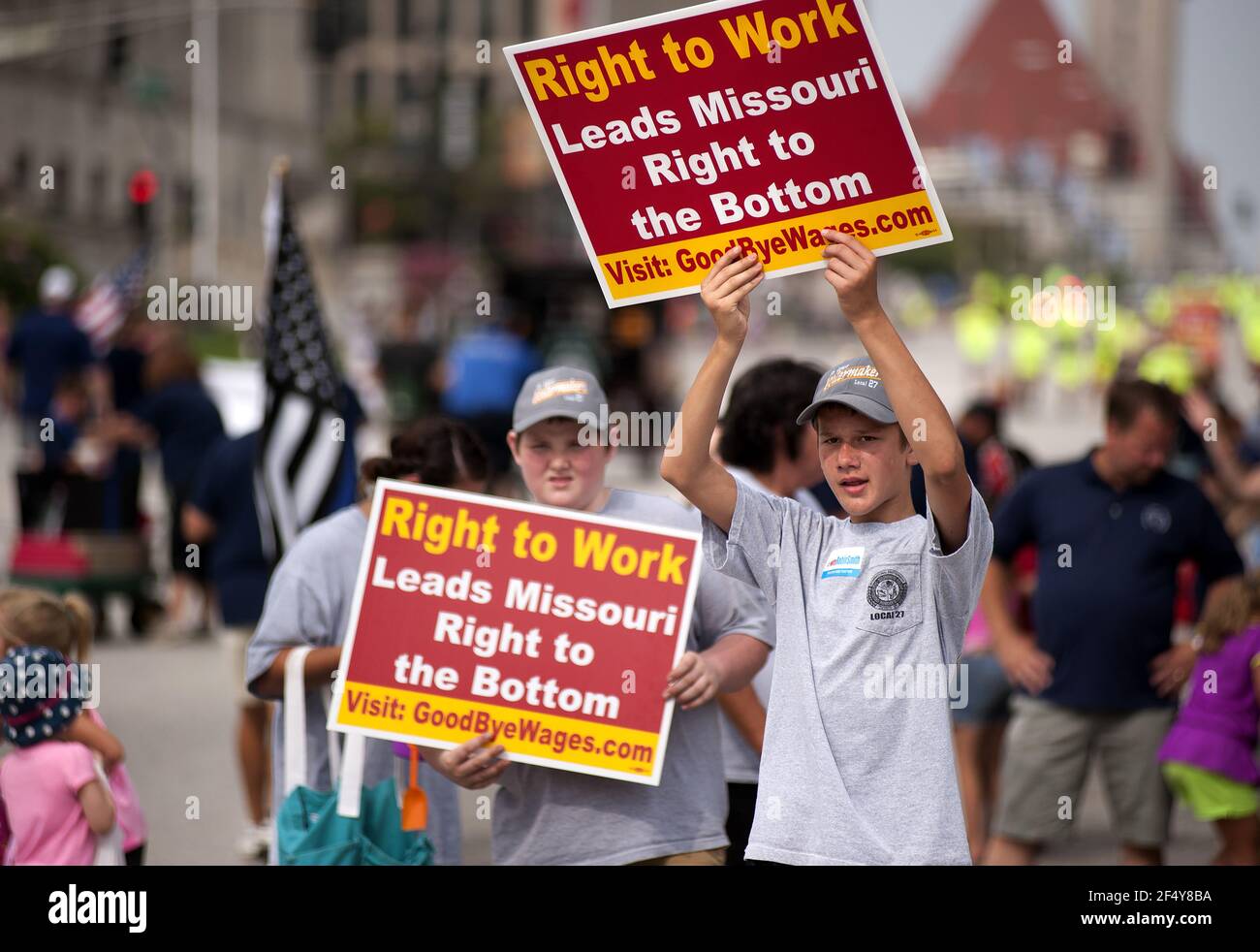 Right to Work legislation defeated in Missouri Stock Photo - Alamy