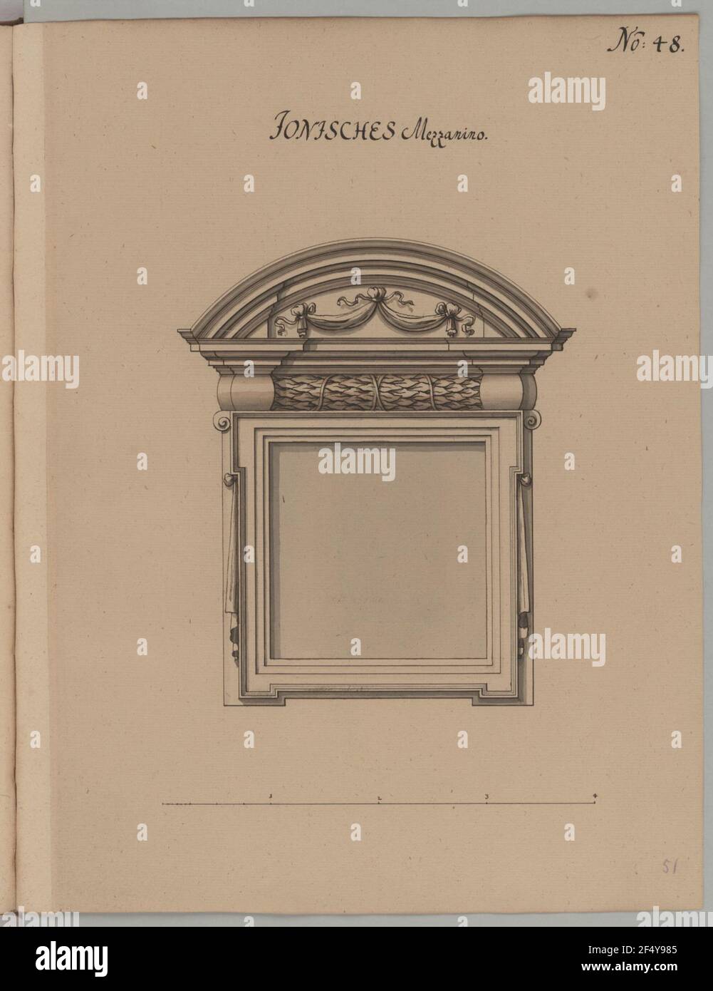 Window of ionic order Stock Photo - Alamy