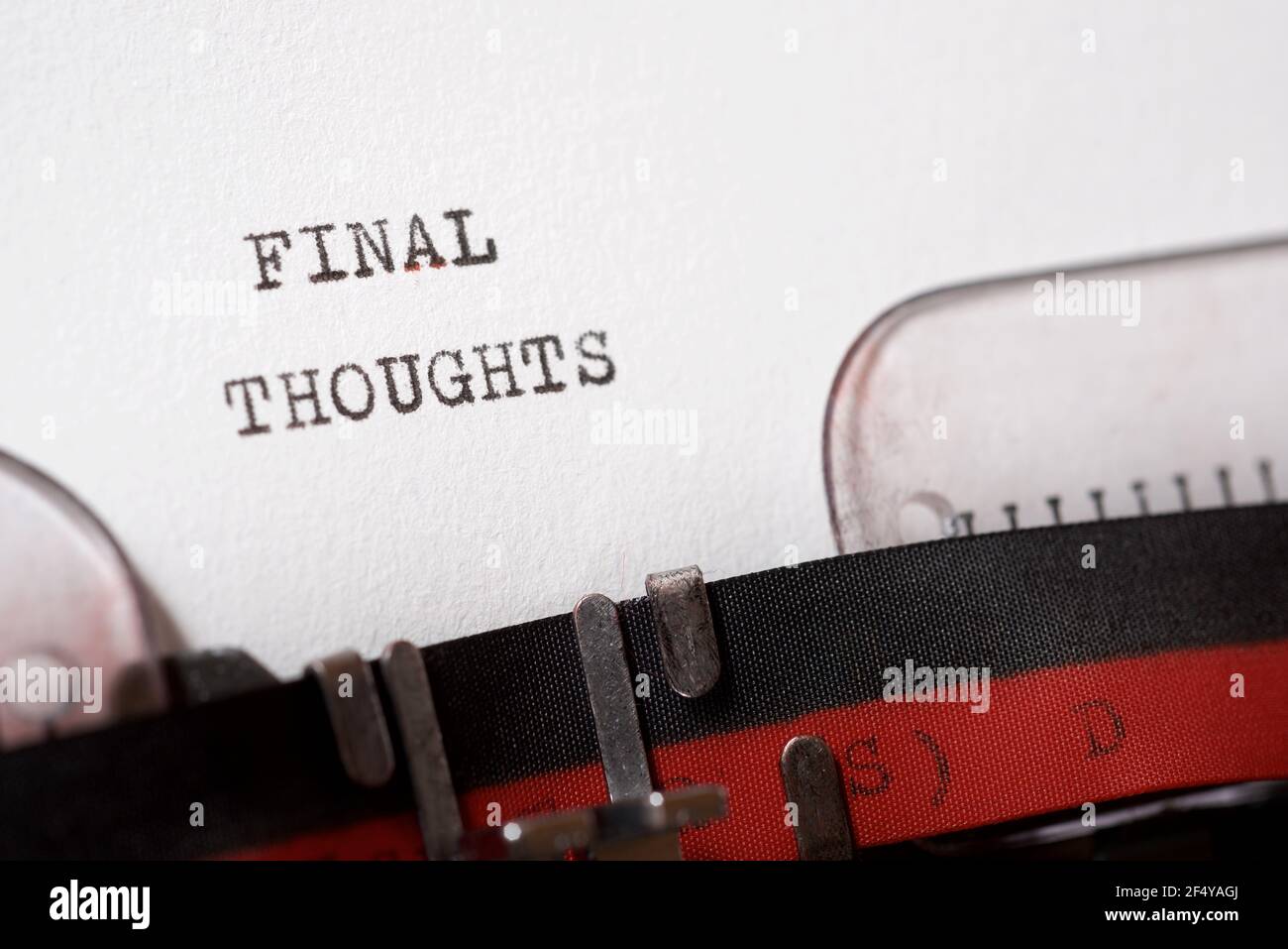 Final thoughts hi-res stock photography and images - Alamy