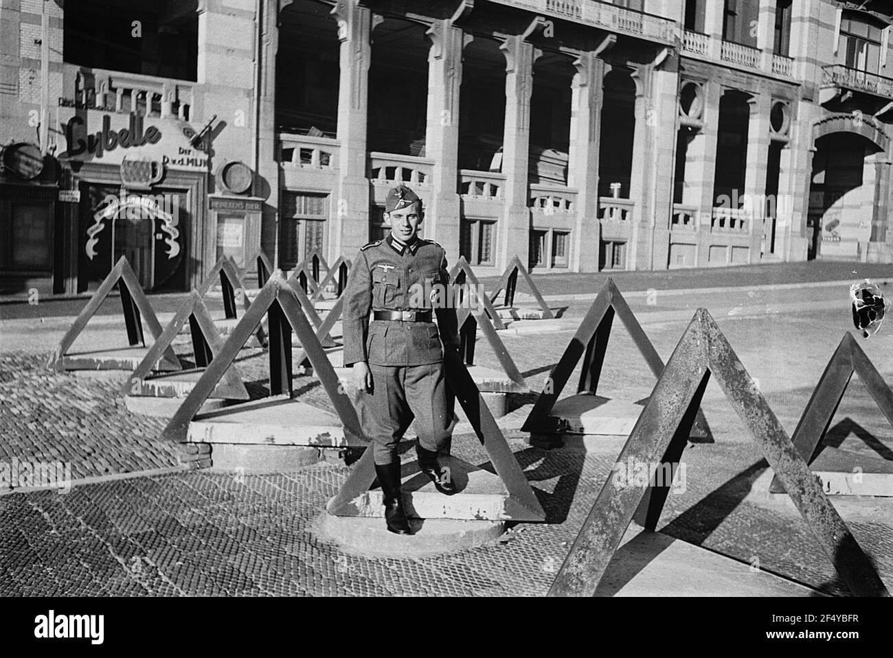 Second World War. Netherlands under German crew. German Wehrmachiger at ...