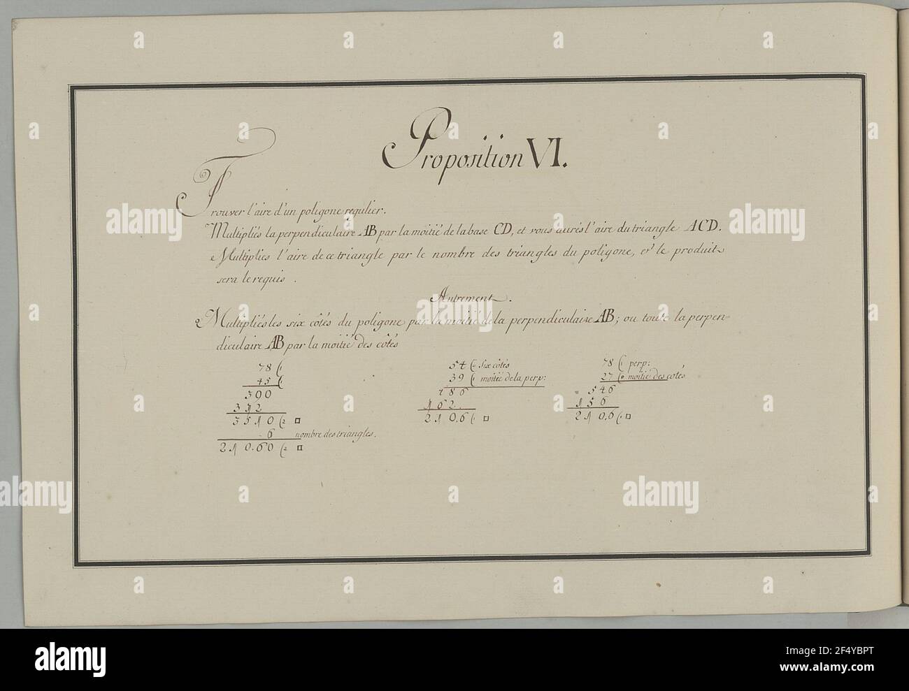 Following the principles of geometry Stock Photo - Alamy