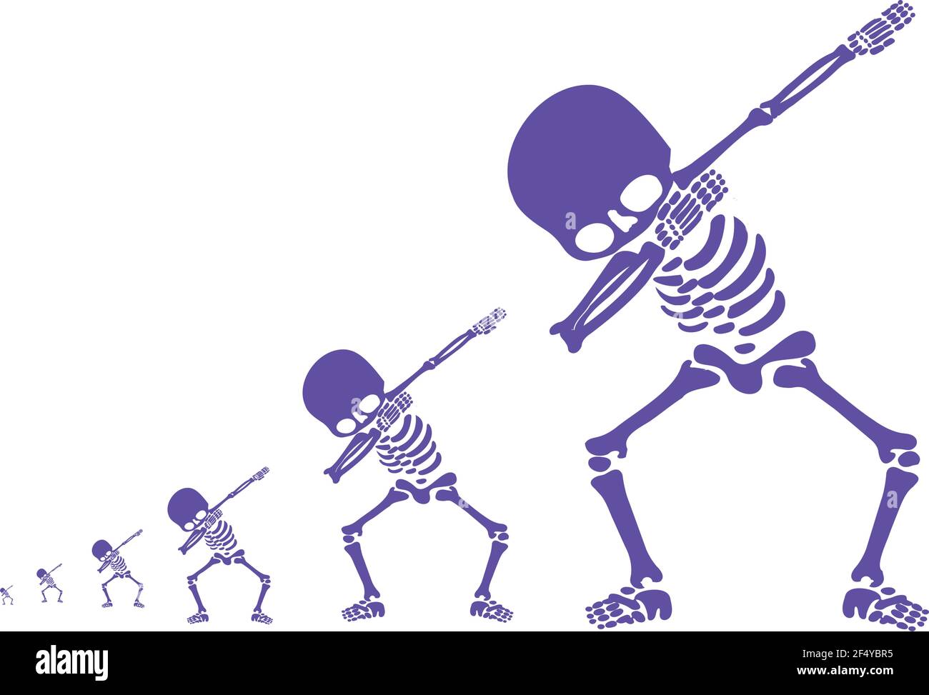 Skeleton dab, A group of skeletons dabbing Stock Vector Image & Art - Alamy