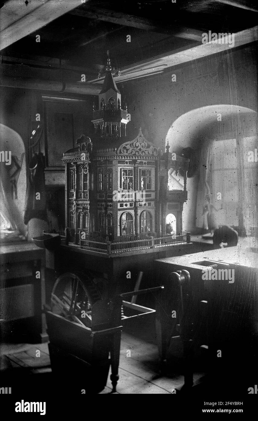 Mechanical Christmas pyramid Stock Photo - Alamy