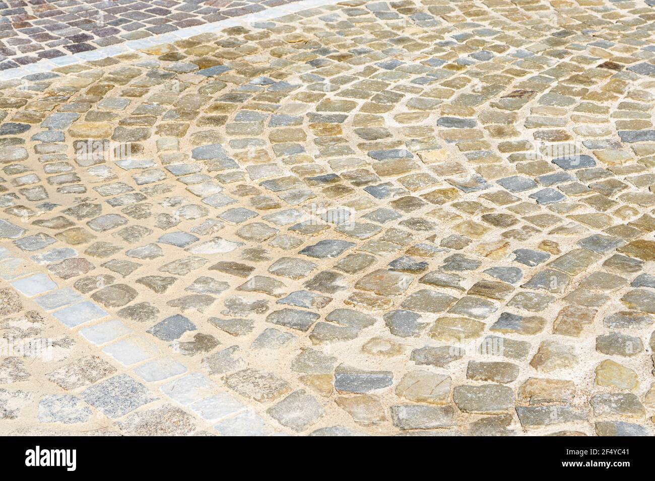 Pavement of granite in the old town in France. Texture for your design ...