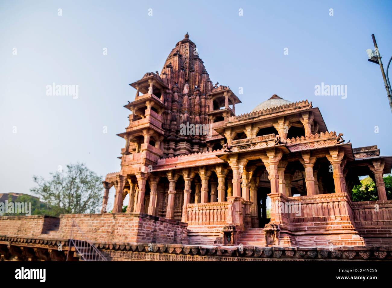 Temples of Mandore gardens, Jodhpur Stock Photo - Alamy