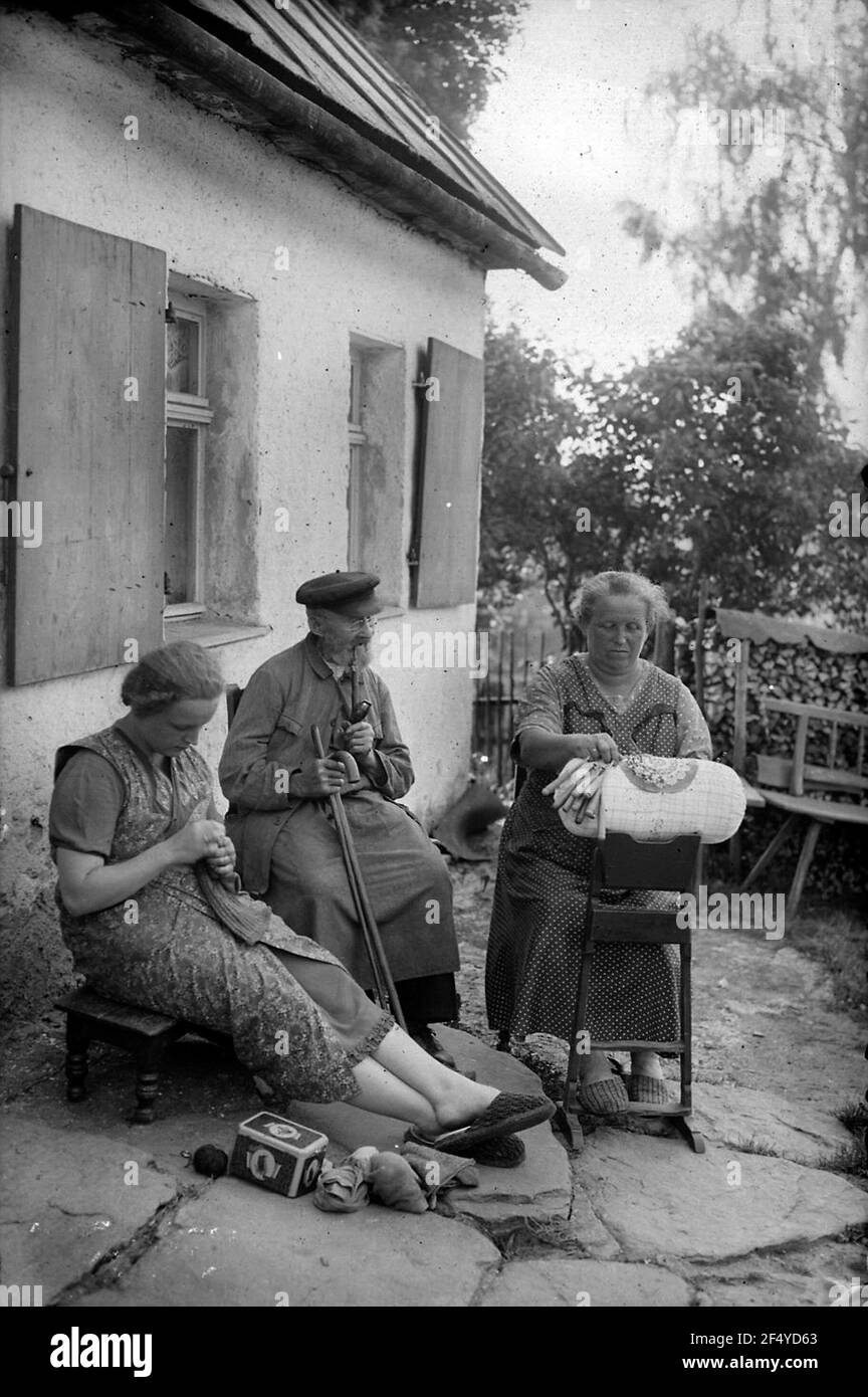 Everyday town life Black and White Stock Photos & Images - Alamy