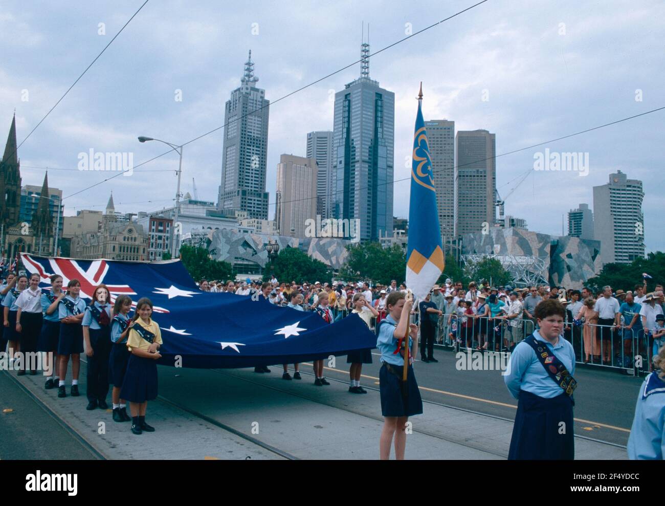 The parade of the National Day, Australia 2001 Stock Photo - Alamy