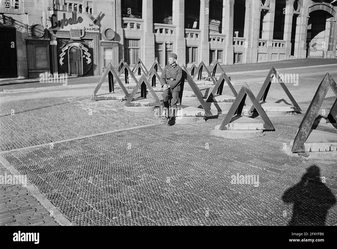 Second World War. Netherlands under German crew. German Wehrmachiger at ...