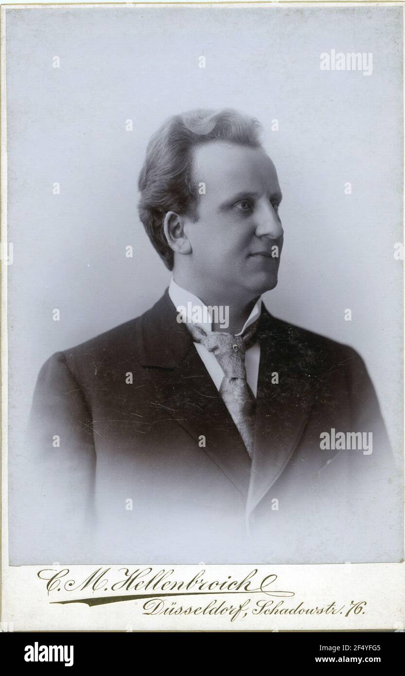 Portrait of Friedrich Carlén Stock Photo - Alamy