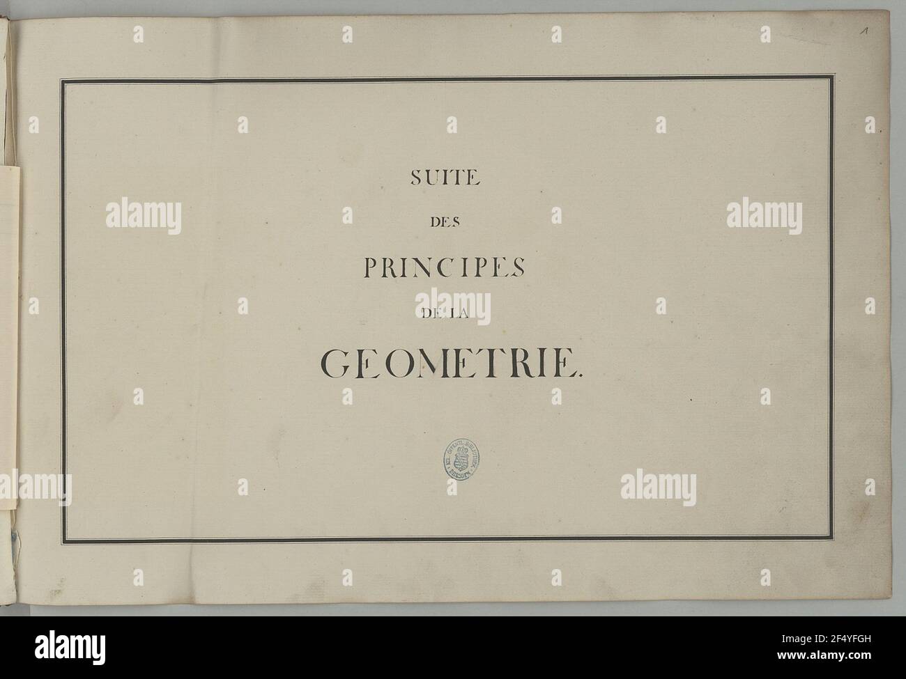 Following the principles of geometry Stock Photo - Alamy