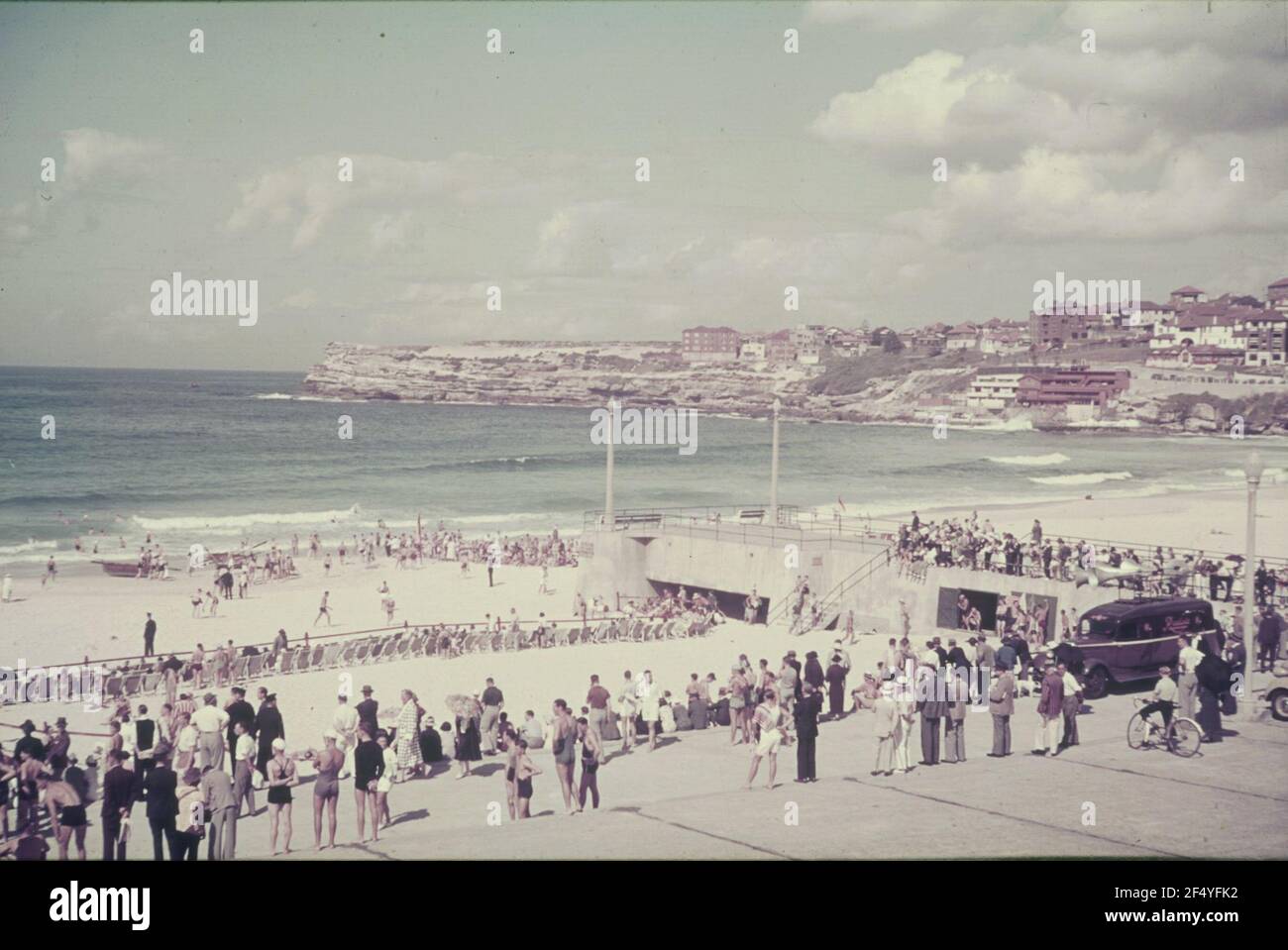 Travel photos Australia. Sydney, Bondi Beach. Swimming competition of ...