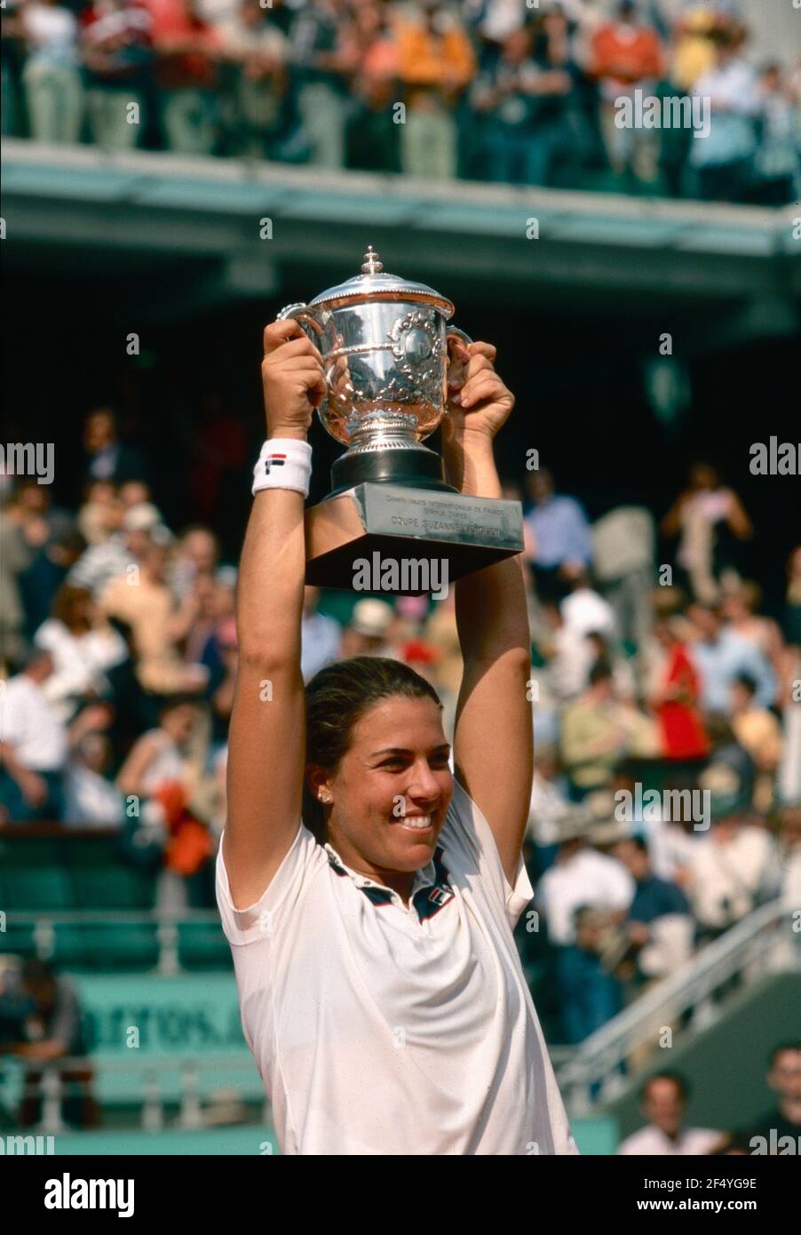 American tennis player Jennifer Capriati, Roland Garros, France 2001 ...