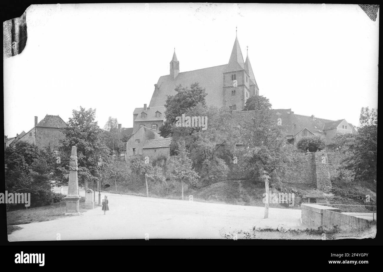 Old church city walls Black and White Stock Photos & Images - Alamy