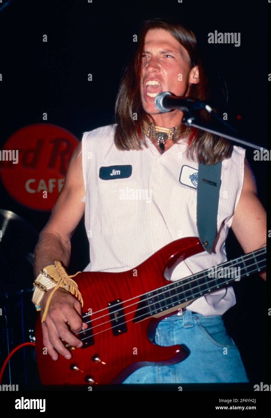 American tennis player Luke Jensen, Hard Rock Cafe 1993 Stock Photo - Alamy