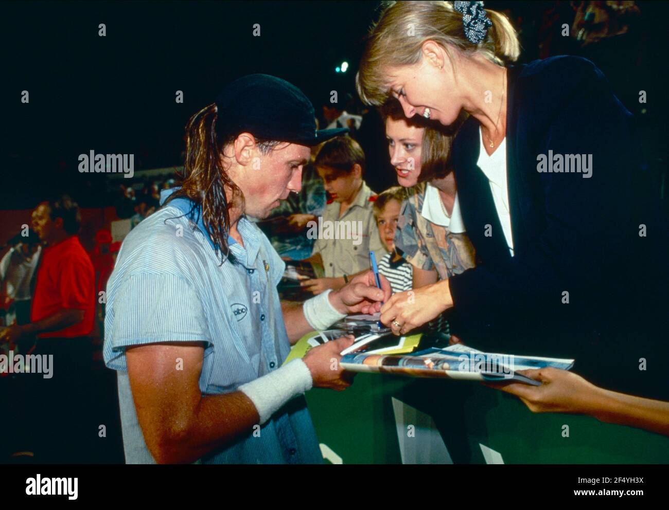 American tennis player Luke Jensen, Marlboro Chaps 1993 Stock Photo - Alamy