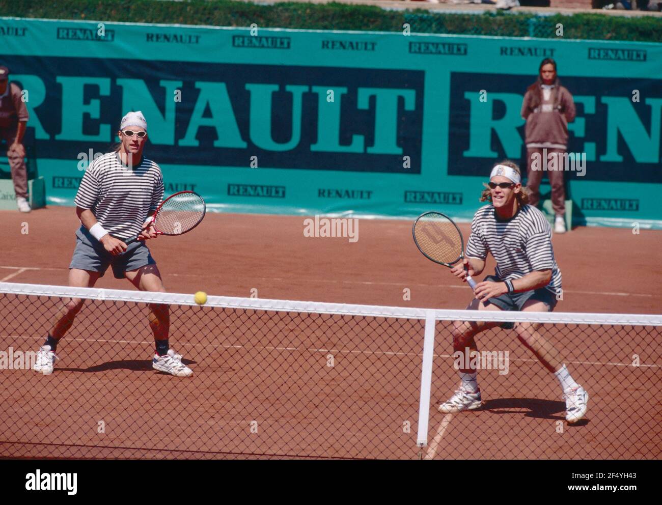 American tennis players Luke and Murphy Jensen, 1990s Stock Photo - Alamy