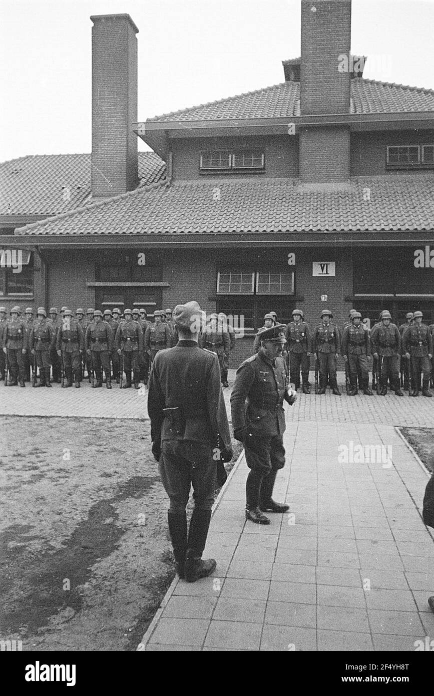 Second World War. Netherlands under German crew. Troupe of the German ...
