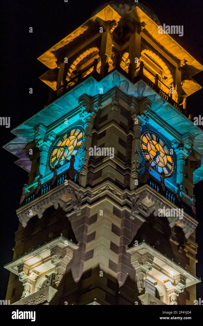India historical clock tower hi-res stock photography and images - Alamy