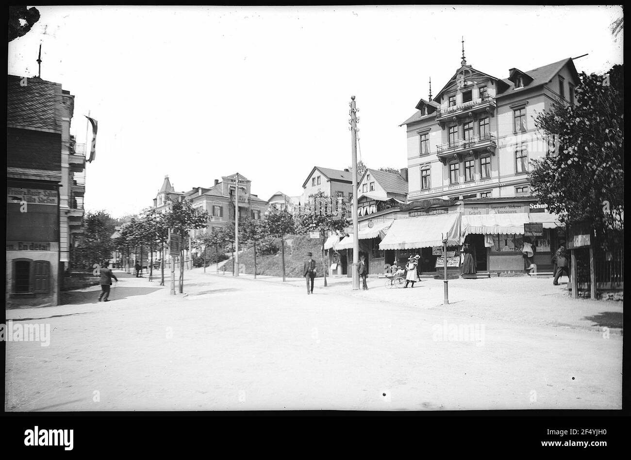 Bad Elster. Ritterstraße Stock Photo - Alamy