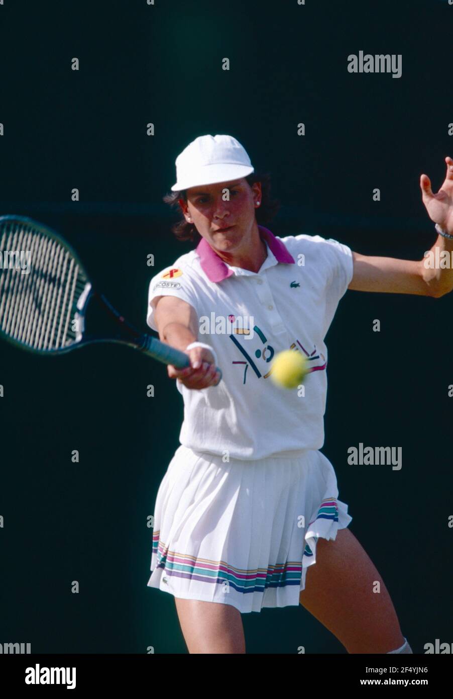 French tennis player Pascale Paradis, Wimbledon, UK 1990s Stock Photo ...