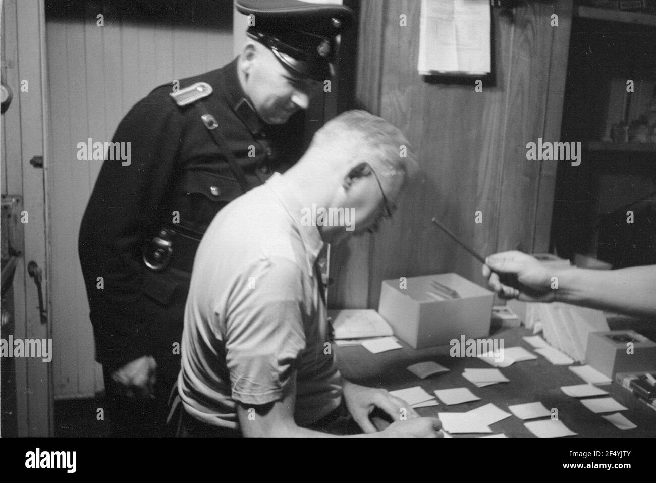 Uniform of german guards Black and White Stock Photos & Images - Alamy