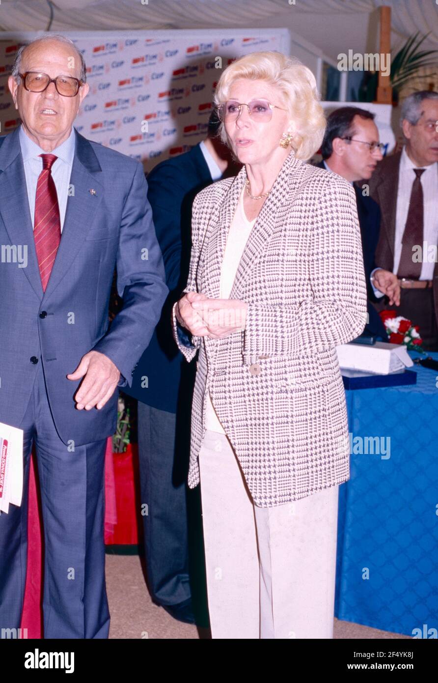 Italian tennis player Lea Pericoli, 1996 Stock Photo - Alamy