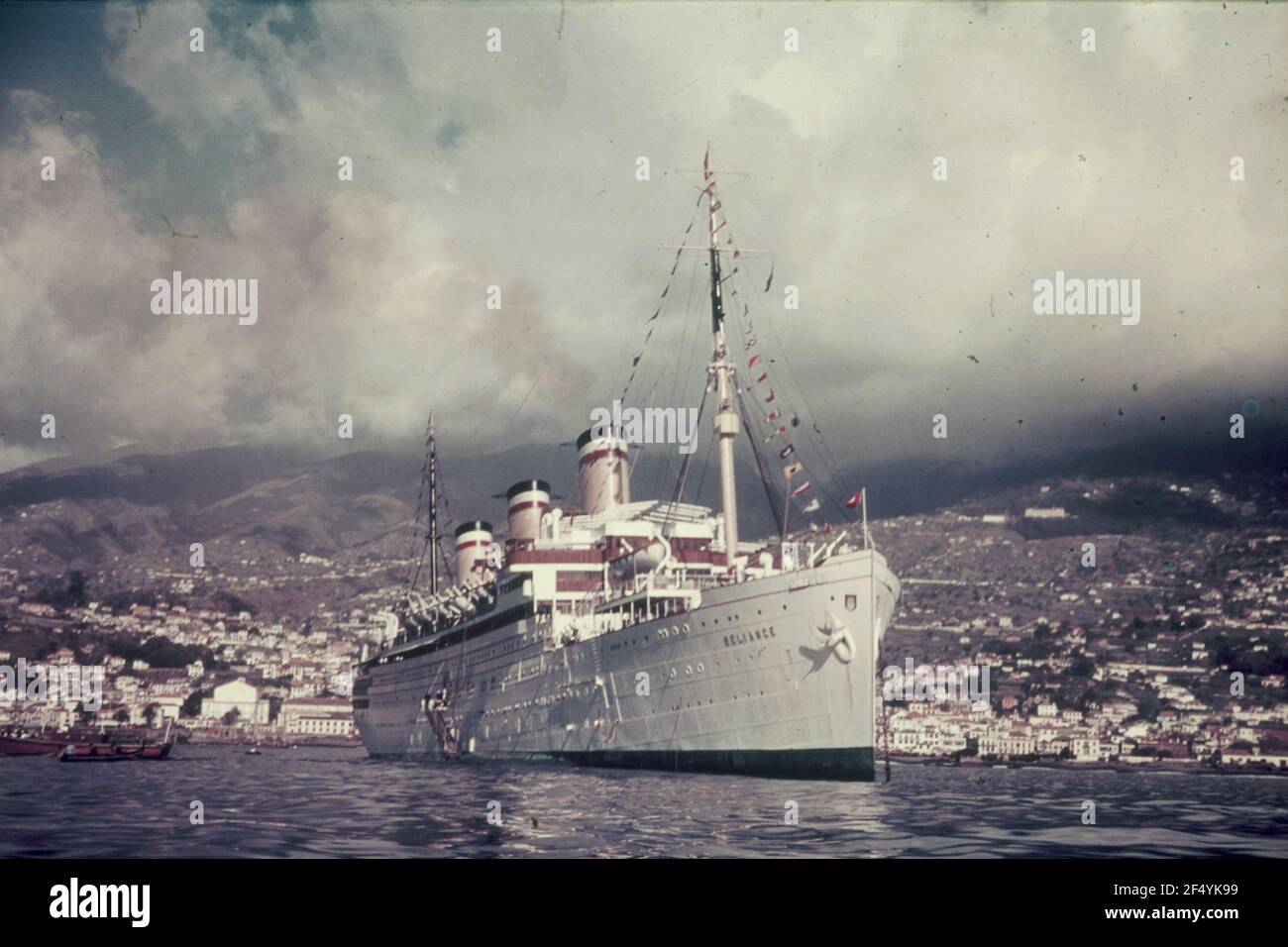 Cruise ship "Reliance Stock Photo - Alamy