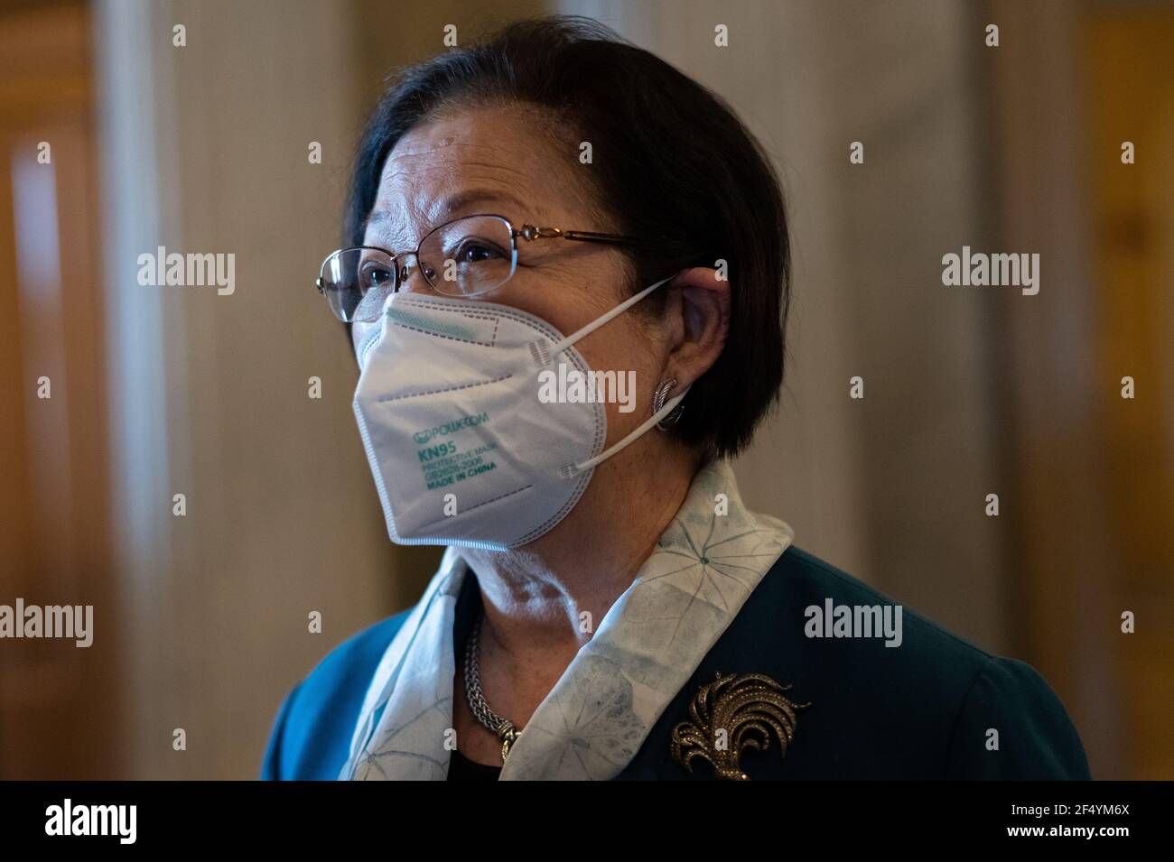 Senator Mazie Hirono (D-HI) at the U.S. Capitol, in Washington, D.C ...