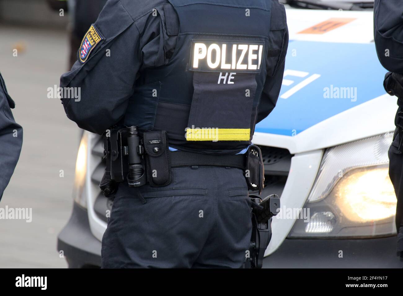 Symbol image police operation (Hesse, Germany Stock Photo - Alamy