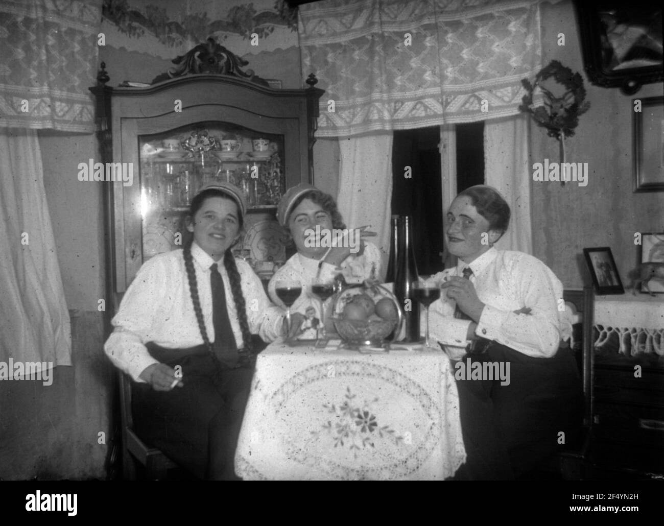 All female company Black and White Stock Photos & Images - Alamy