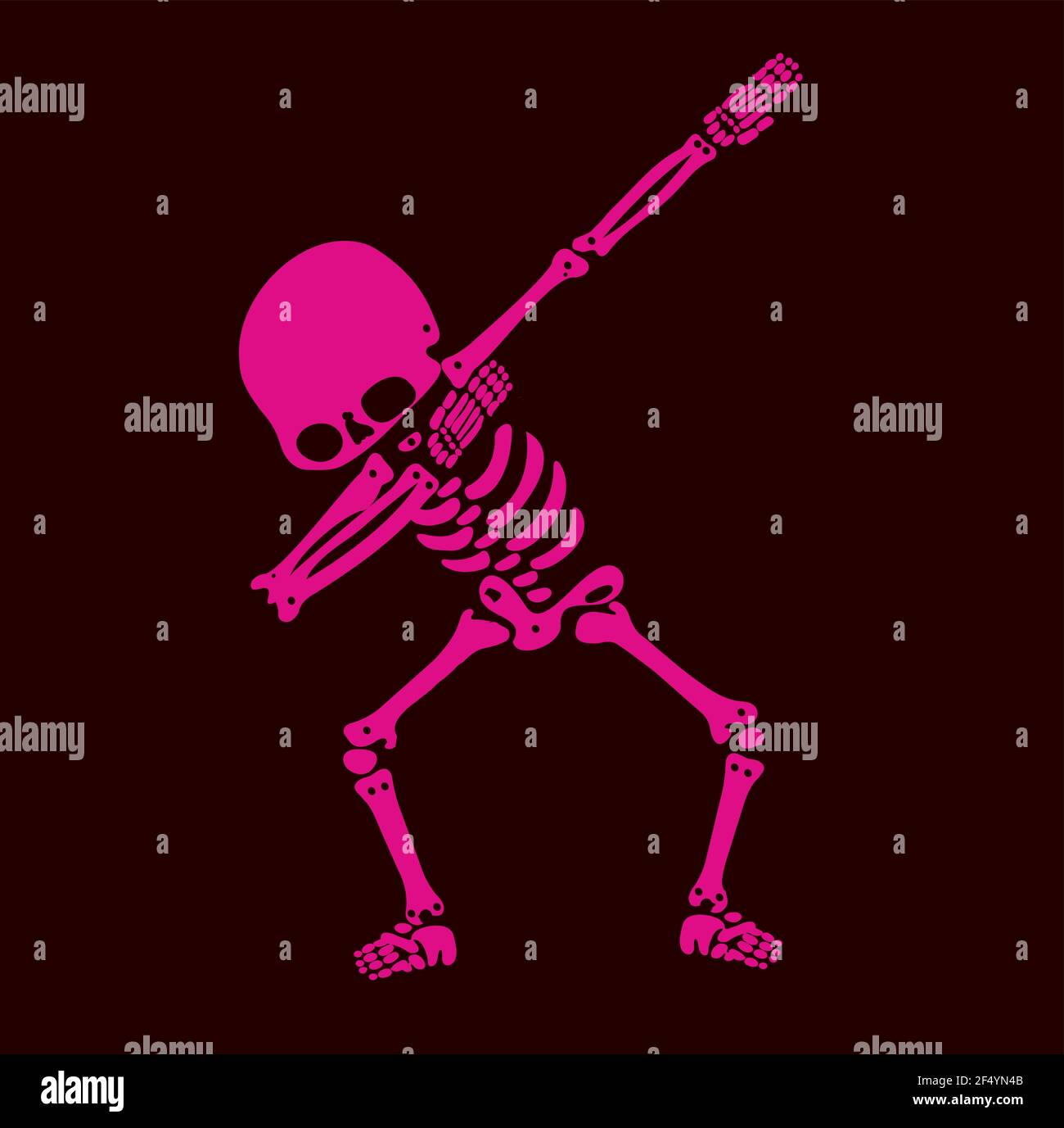 Skeleton dab, A group of skeletons dabbing Stock Vector Image & Art - Alamy