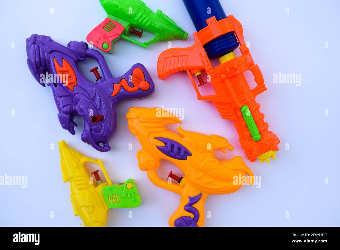 Pichkari, a water gun or toy gun used as props to shoot water and play ...