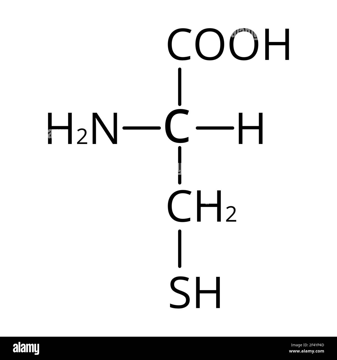 Cysteine Structural Formula