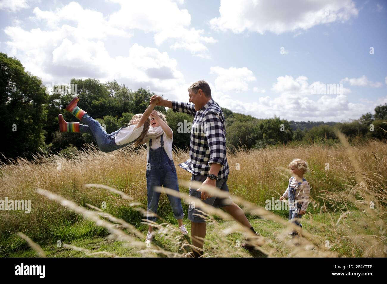 Happy rural family hi-res stock photography and images - Alamy