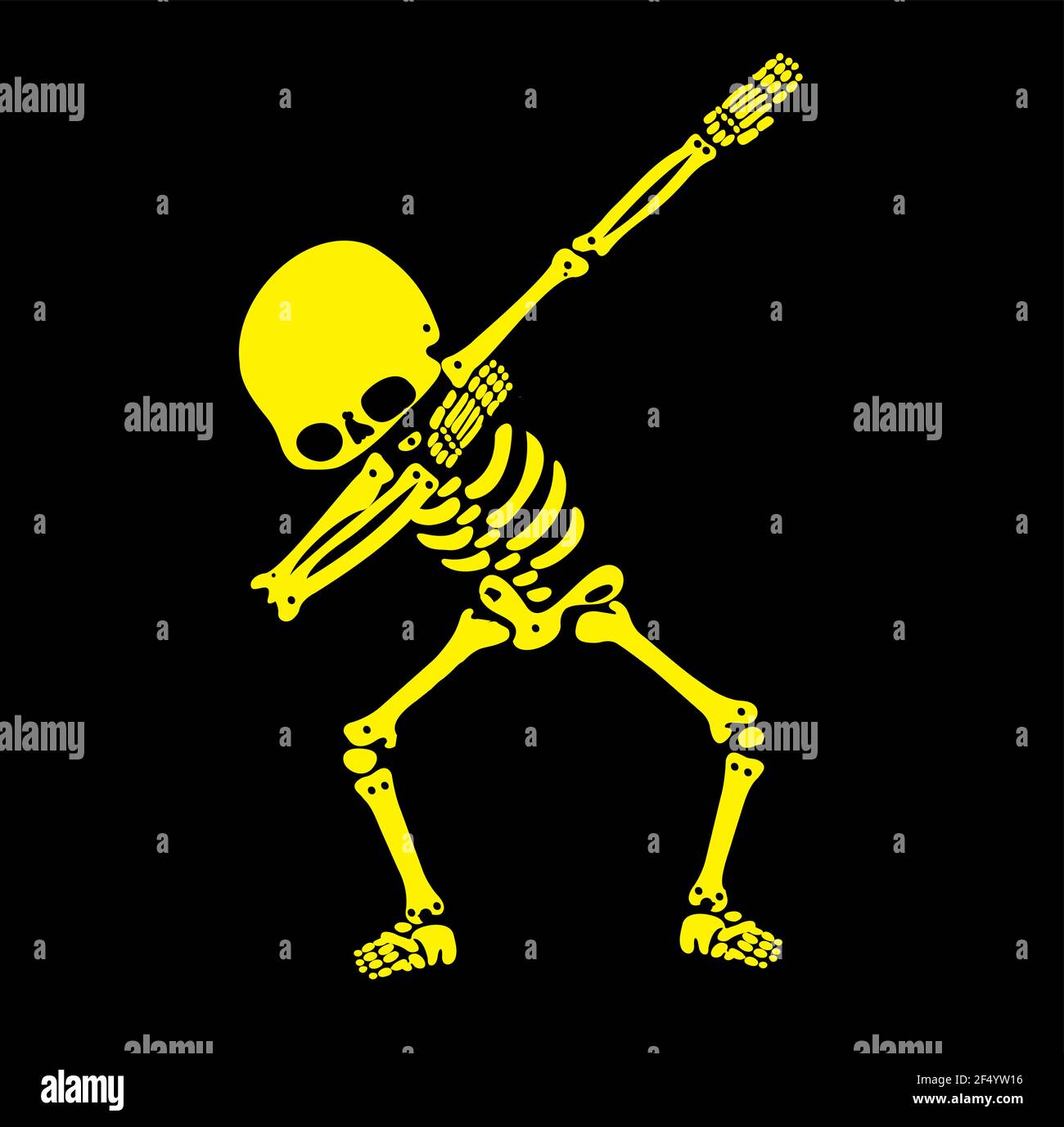 Skeleton dab, A group of skeletons dabbing Stock Vector Image & Art - Alamy