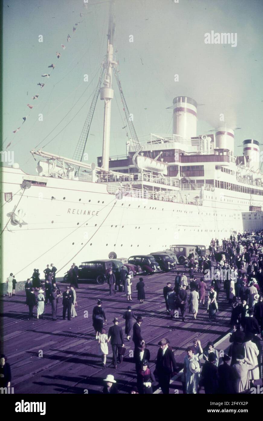 Cruise ship "Reliance Stock Photo - Alamy