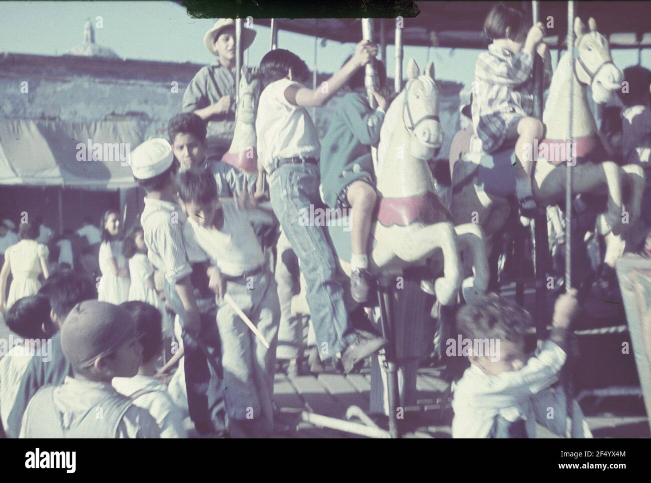 Travel Photos Mexico. Carousel on a fairground Stock Photo - Alamy