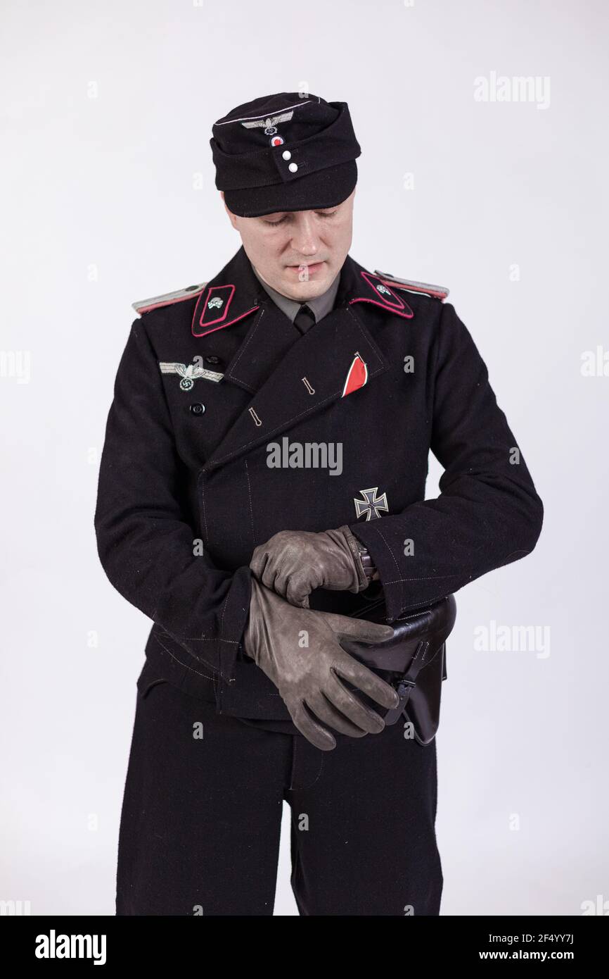 Nazi ss ww2 officer tank hi-res stock photography and images - Alamy