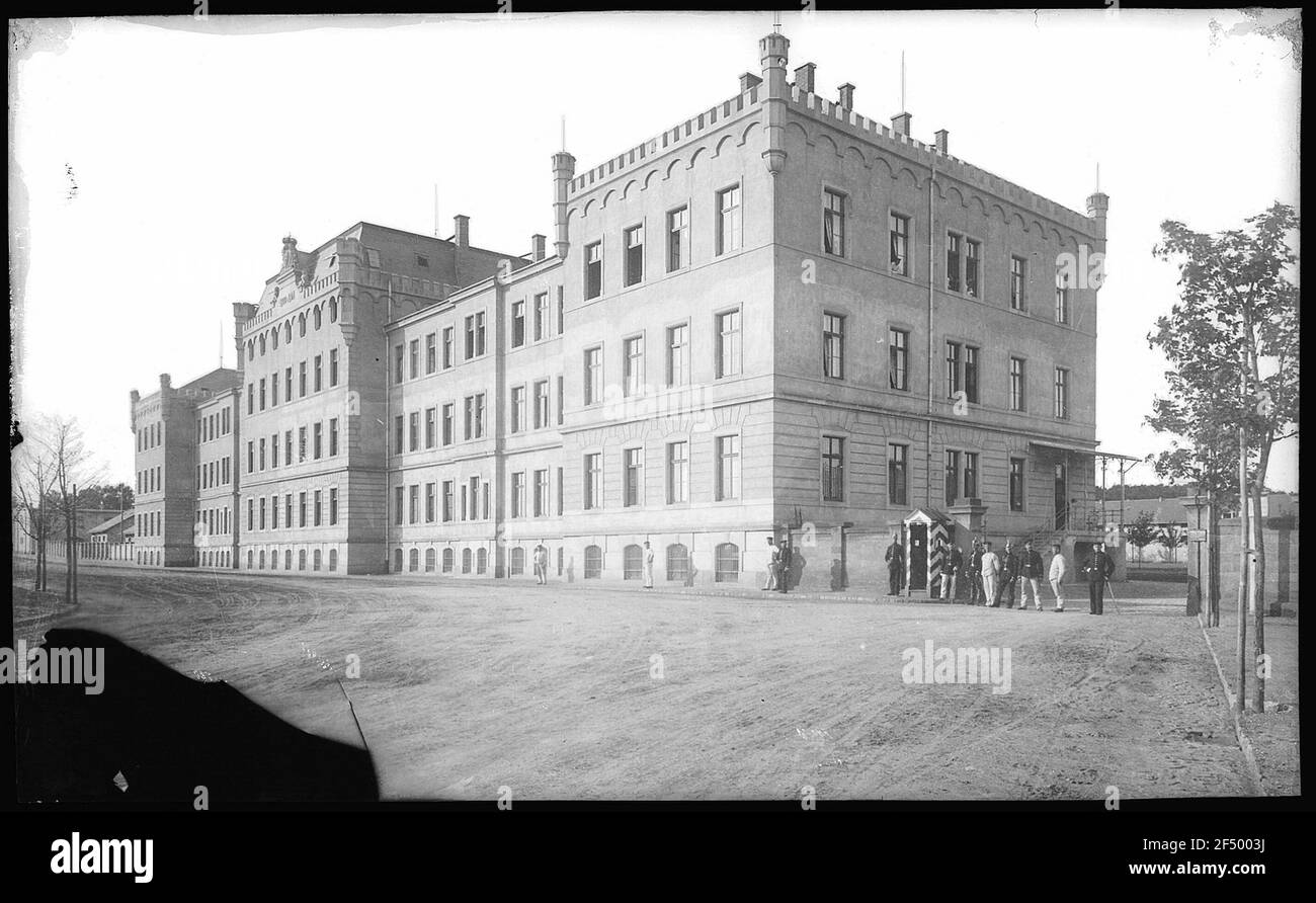 Dresden. Barrack of the Royal Saxon 4th Field Artillery Regiment No. 48 ...