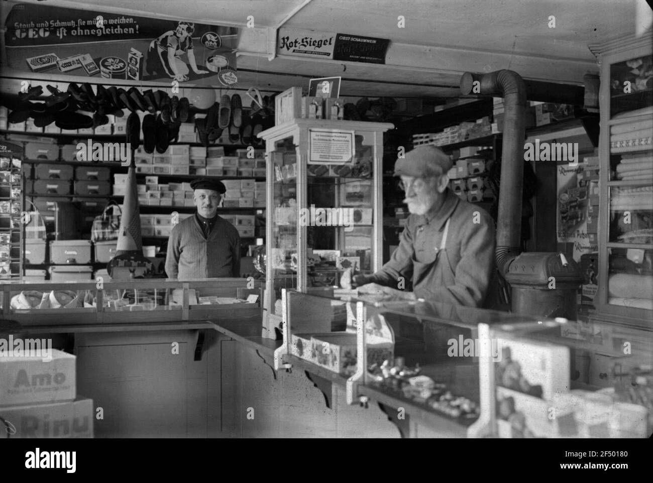 The shopping shop long in the Oberdorf Stock Photo - Alamy